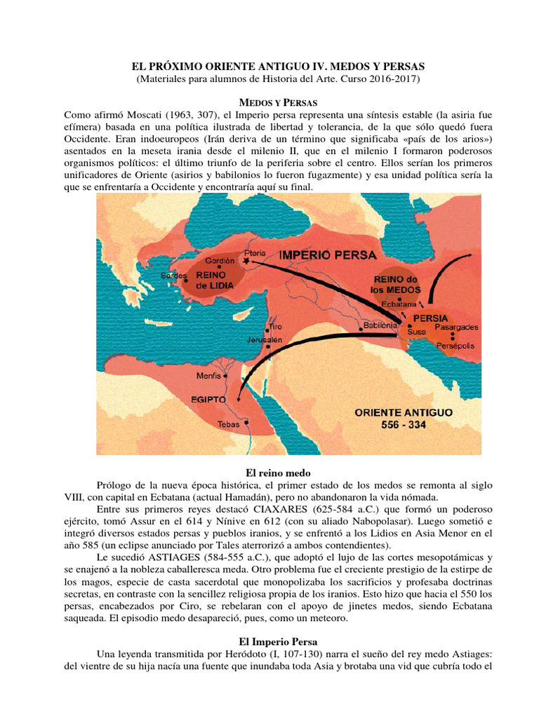 Medos y Persas: Historia y Arte | PDF | Ciro el Grande | Imperio aqueménida