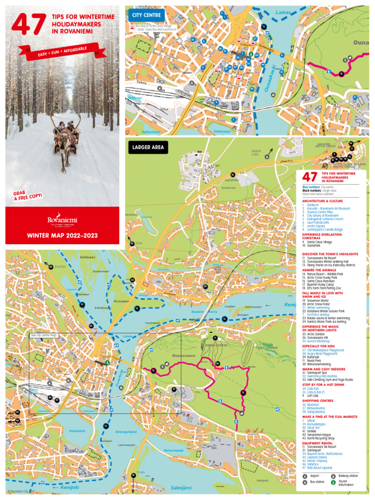 Rovaniemi Winter Map 47 Tips 2022 23 | PDF