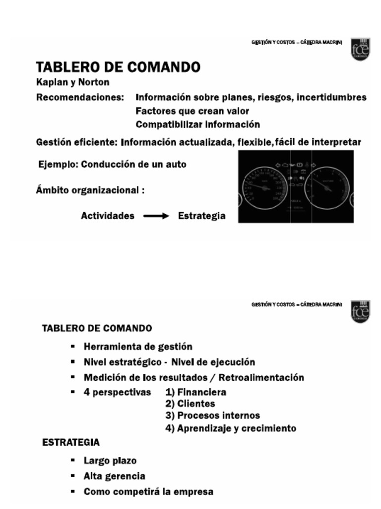 Tablero de Comando | PDF