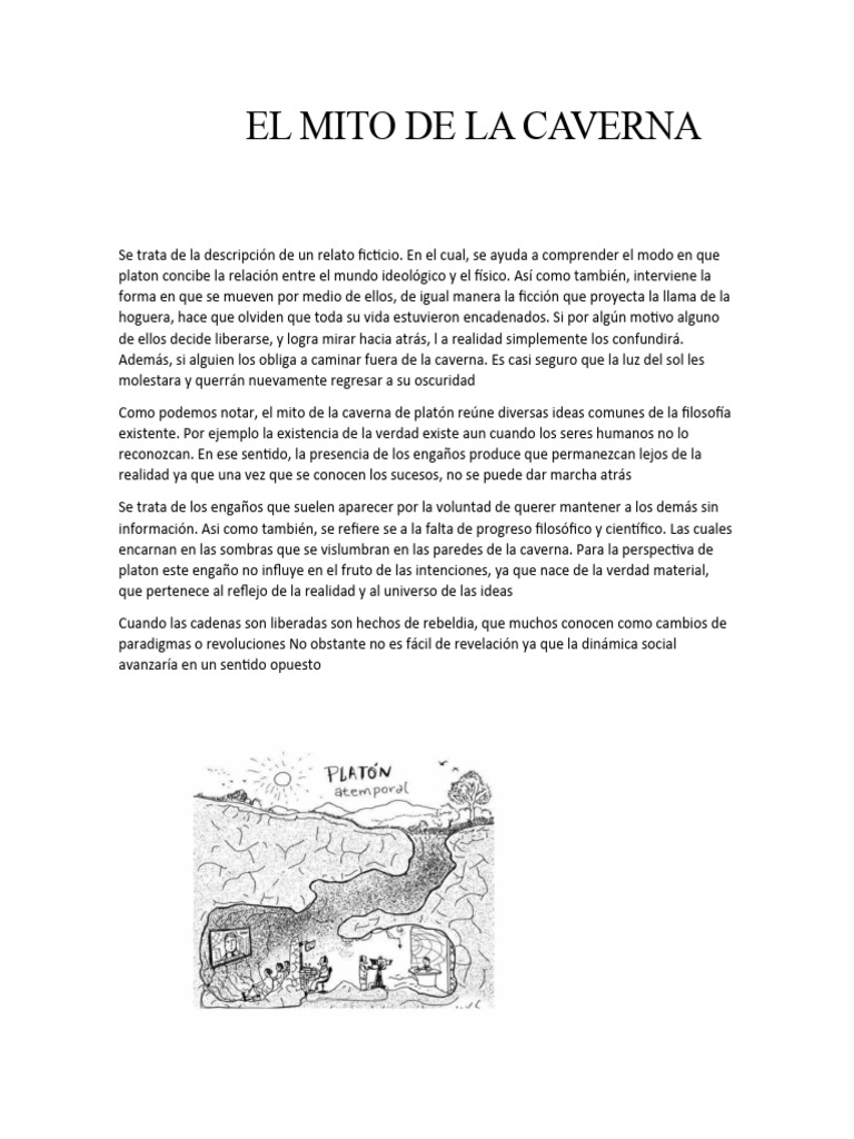 El Mito de La Caverna | PDF
