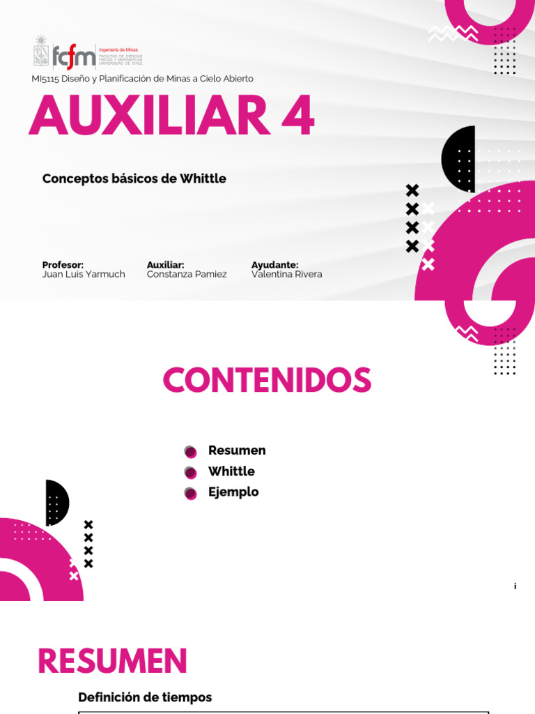Auxiliar 4 Conceptos Basicos de Whittle | PDF
