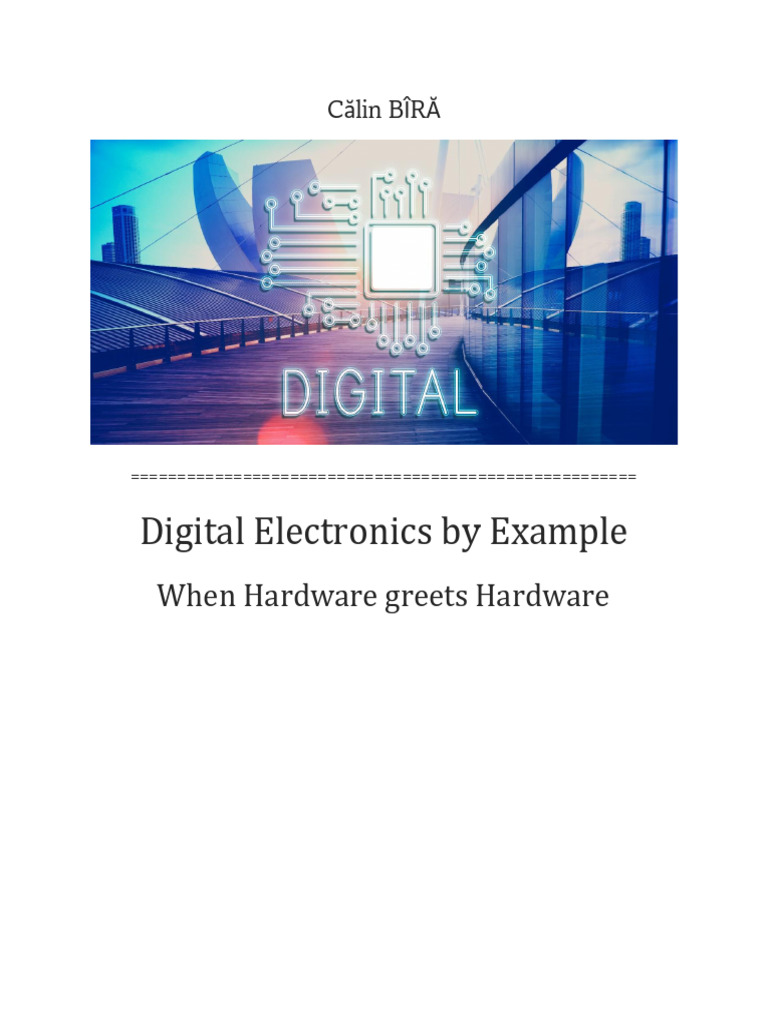 20231018214459!DigitalElectronics WhenHardwareGreetsHardware | PDF | Byte | Logic Gate