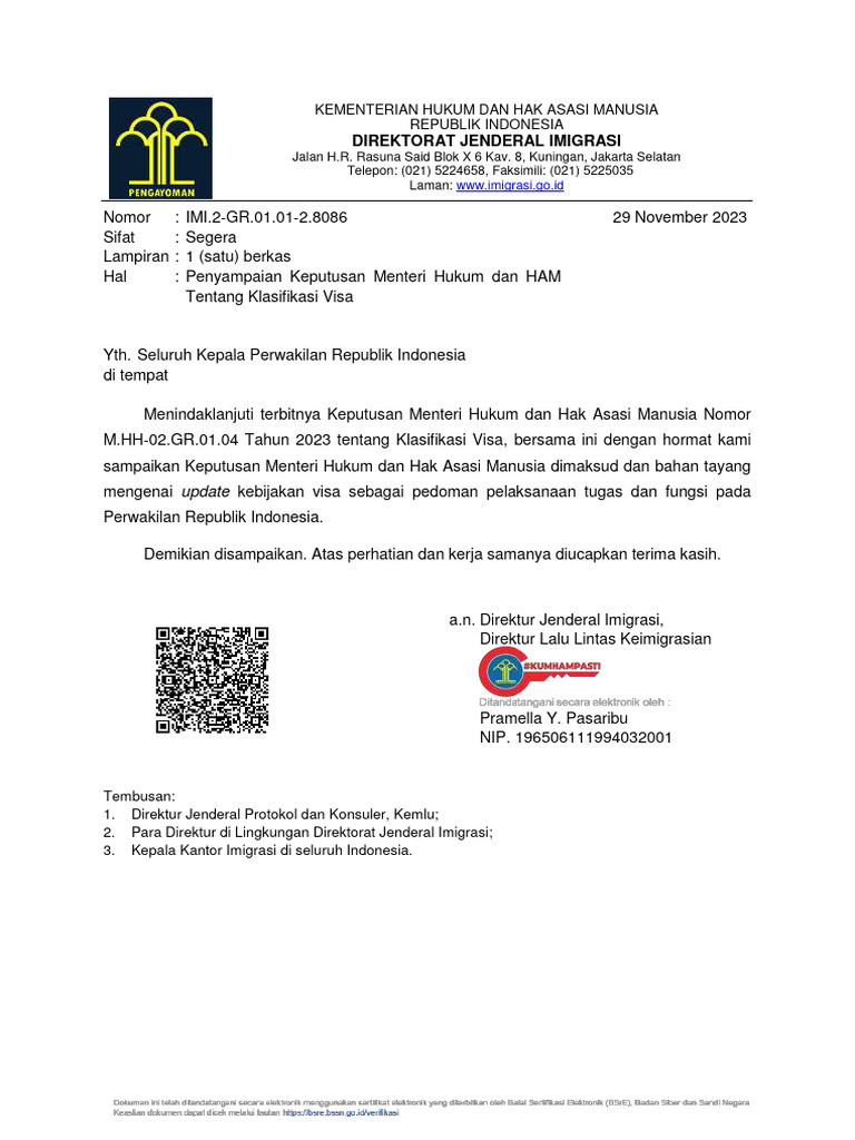 Update-Kebijakan-Visa-2023 - Indeks Visa | PDF