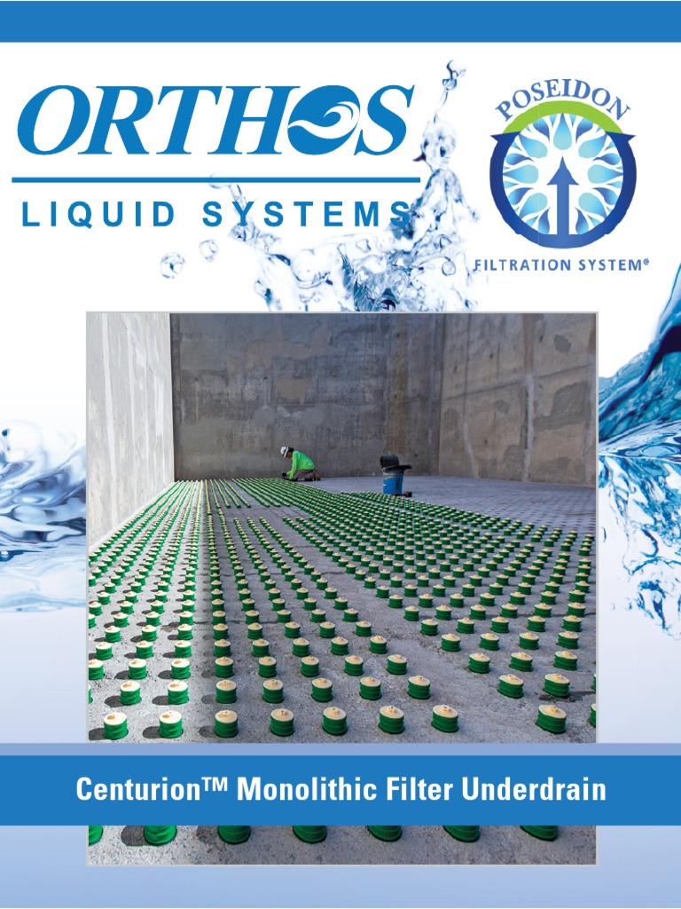 2311 ORTHOS Centurion Monolithic Filter Underdrain | PDF | Concrete ...