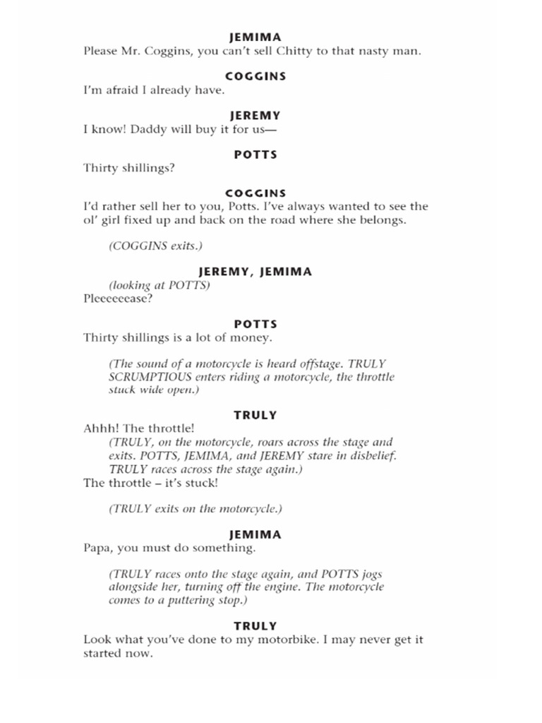 Chitty Script YSBD | PDF