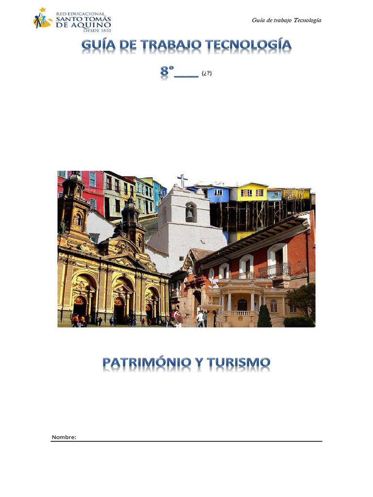 Actividad Tecnología 8° | PDF | Turismo | Bienes (Ley)
