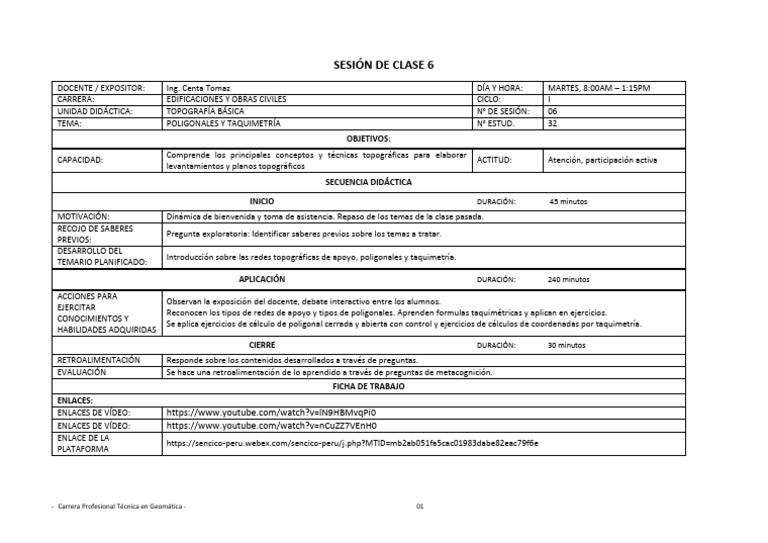 Sesión de Clase 06-1BM | PDF | Aprendizaje | Cognición