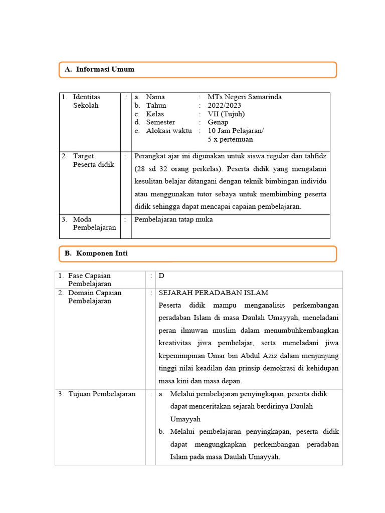 CP, TP, Atp Dan Modul Ajar Bab 4 | PDF