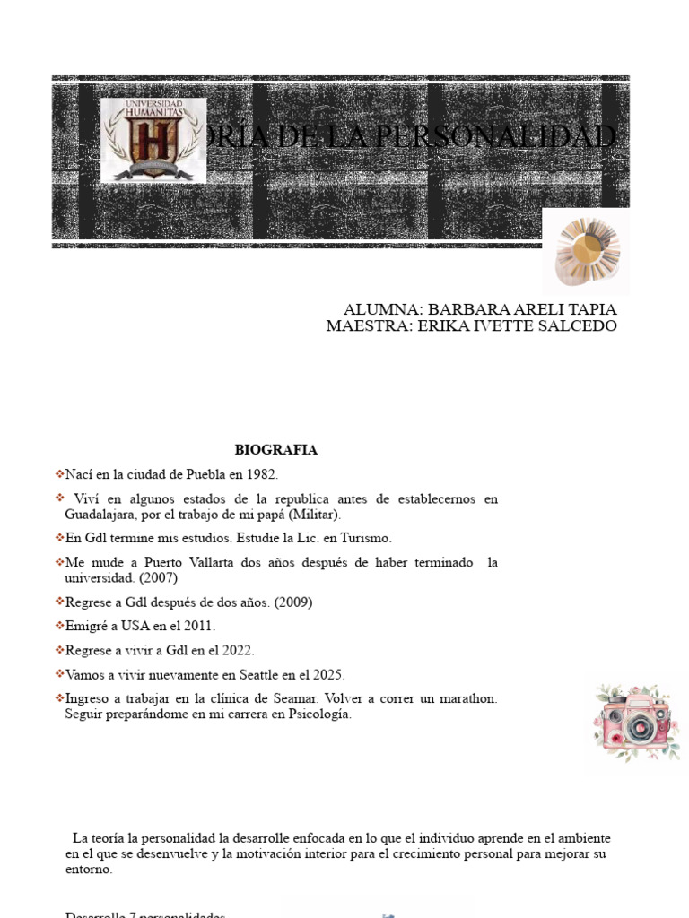 L55059 LP401 ENT4 Tarea Final Psicologa de La Personalidad | PDF ...