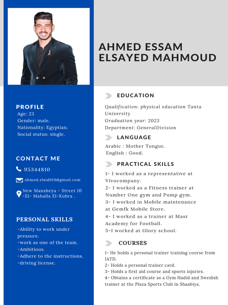 Ahmed Essam - CV | PDF