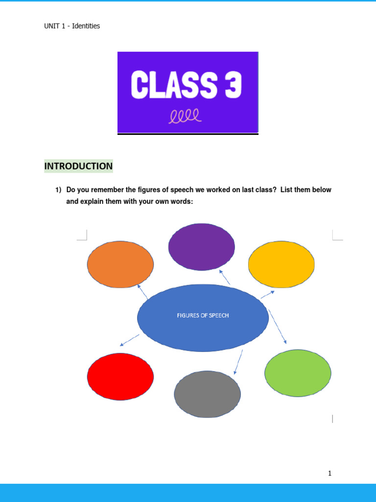 UNIT 1 - CLASS 3 | PDF