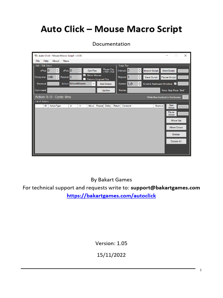 Documentation | PDF | Scripting Language | Computing
