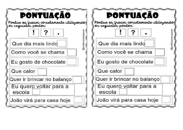 Pontuação | PDF