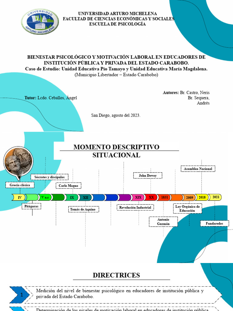 Diapositiva Trabajo de Grado Correción Final | PDF | Motivación | Motivacional