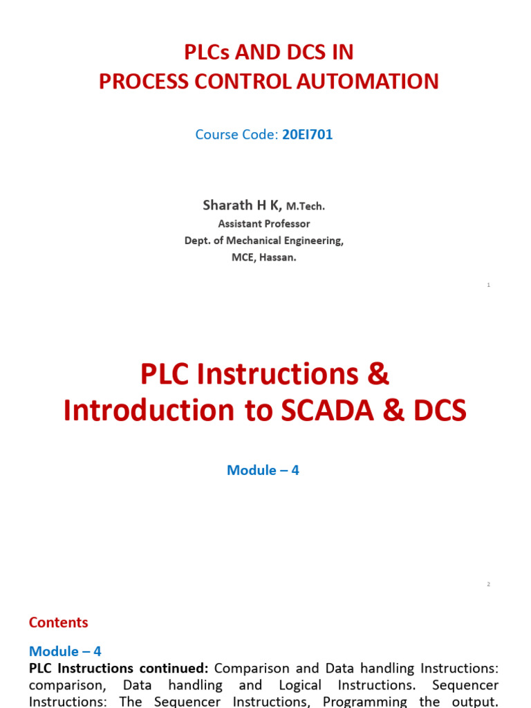 Module 4 Plcs Dcs Download Free Pdf Analog To Digital Converter Programmable Logic