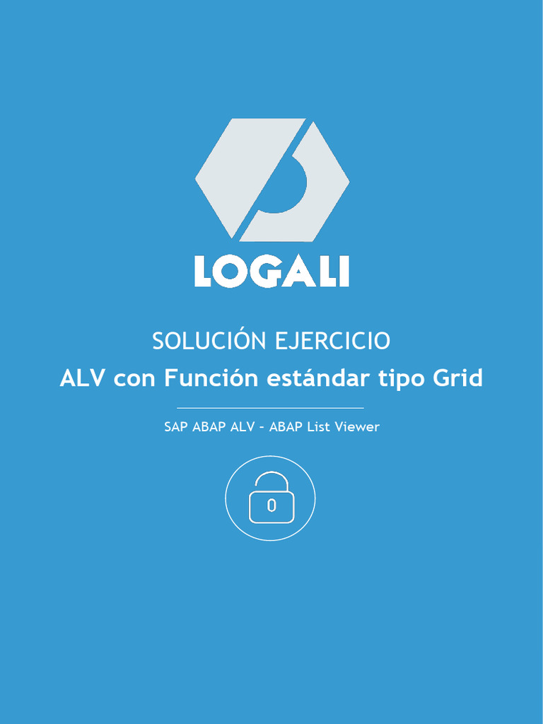 02_05 Solución - ALV Con Función Estándar Grid | Download Free PDF | Object (Computer Science ...