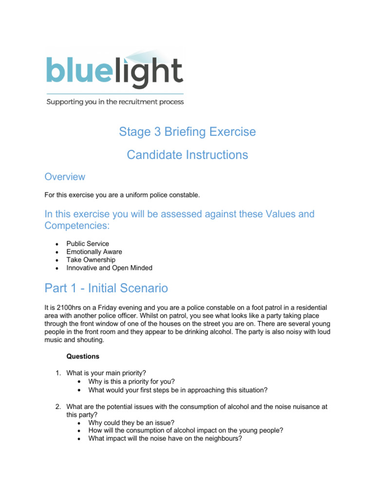 1679912373403stage 3 Briefing March 23 | PDF | Risk | Police