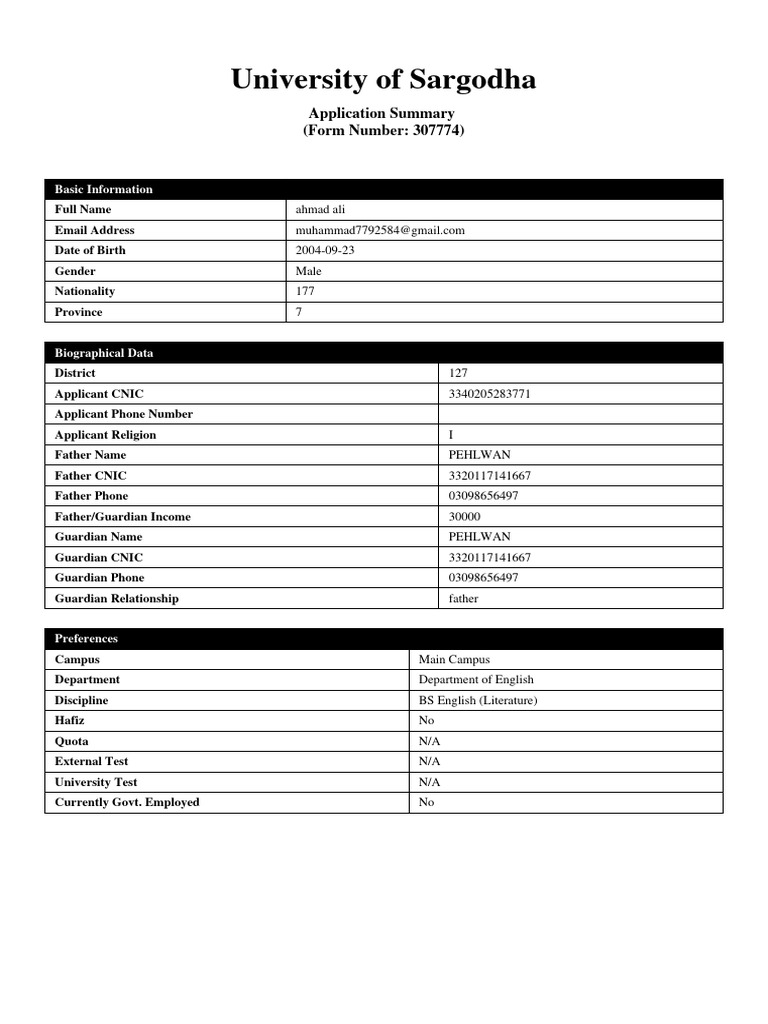 Application Summary | PDF | Justice | Crime & Violence
