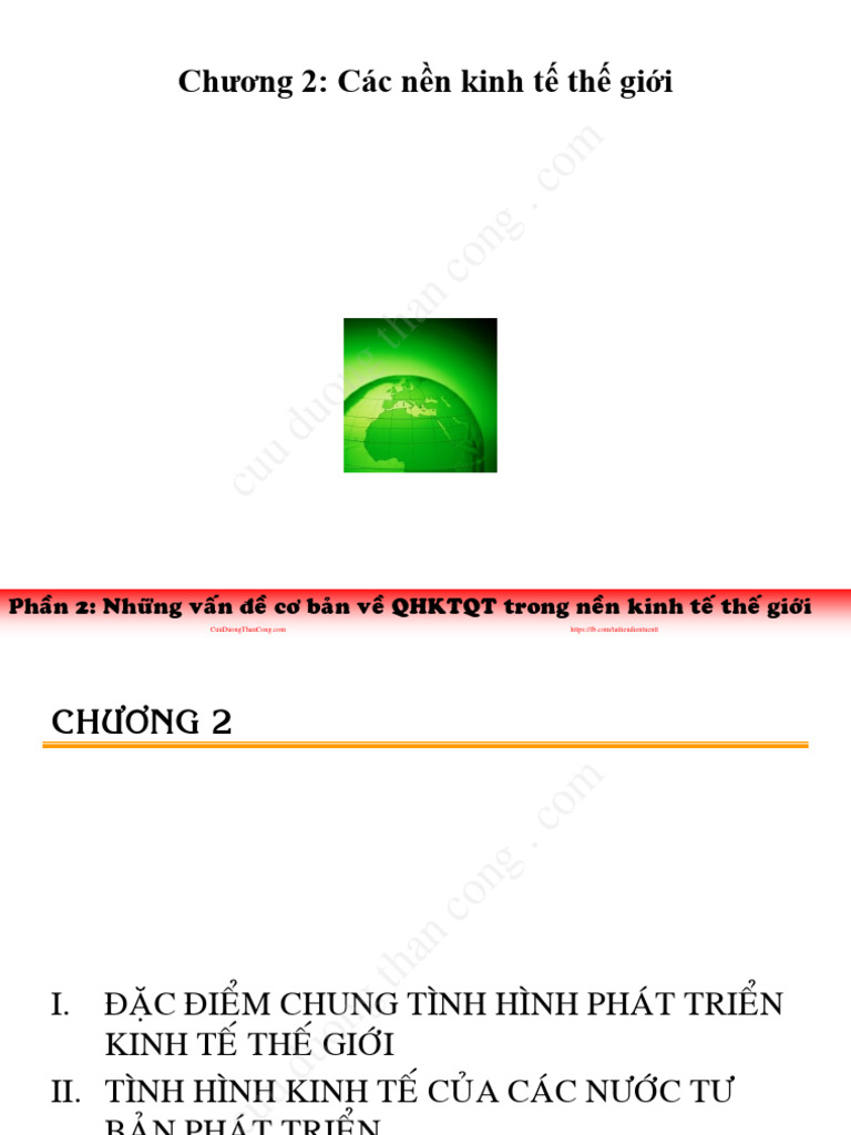 Quan-He-Kinh-Te-Quoc-Te - Ch2-Nen-Kt-The-Gioi - (Cuuduongthancong - Com) | PDF