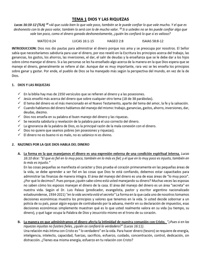 Capacitacion Destino 3er Nivel Tema Del 1 Al 5 | PDF | Creencia religiosa y doctrina