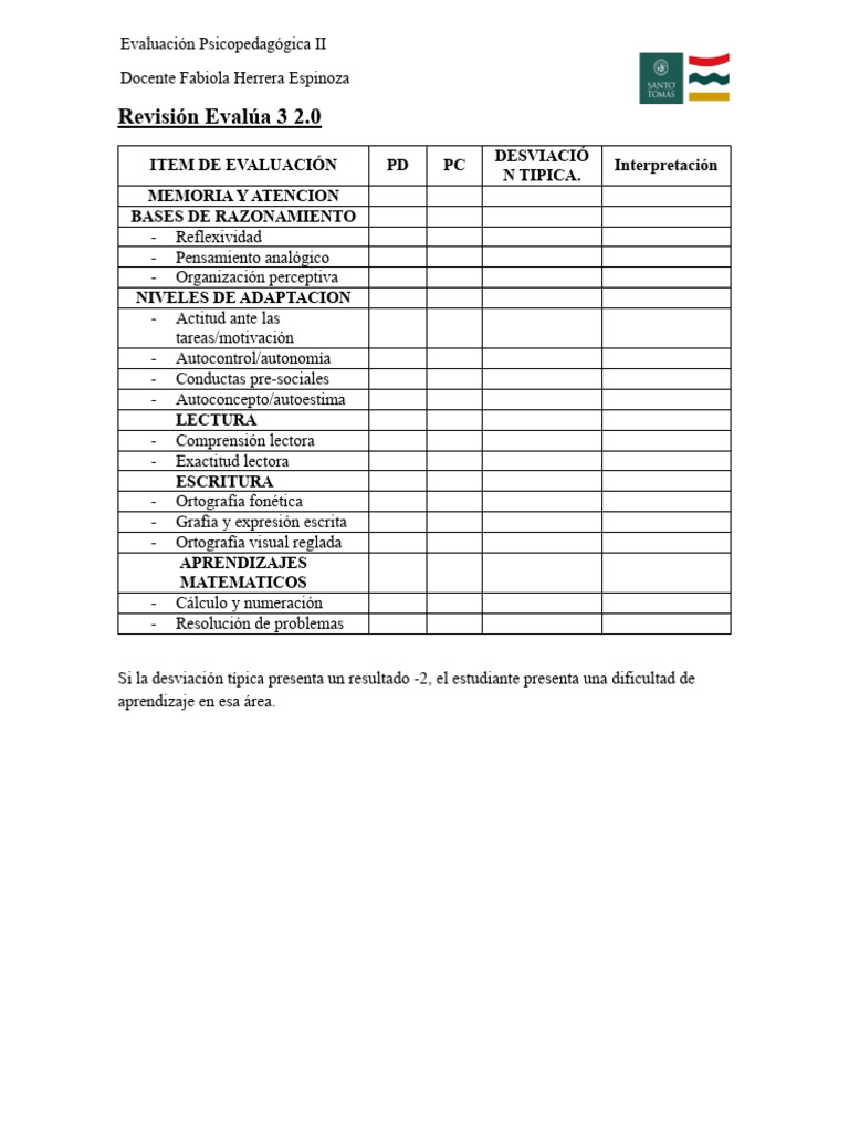 Revisión Evalúa 3 | PDF
