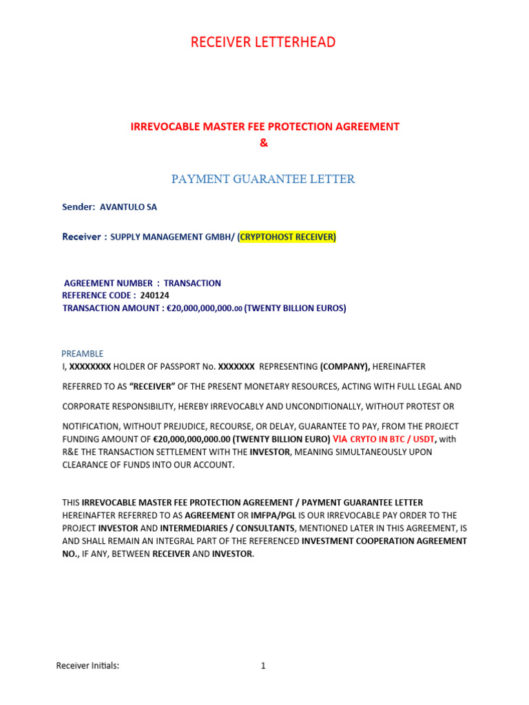 PGL Avantulo 08022024-1-1-1 | PDF | Bitcoin | Wire Transfer