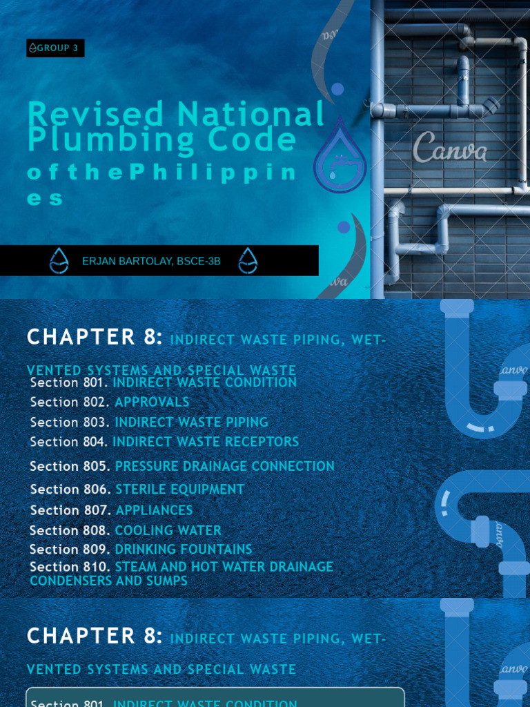 Plumbing Report by Erjan | PDF | Plumbing | Sanitary Sewer