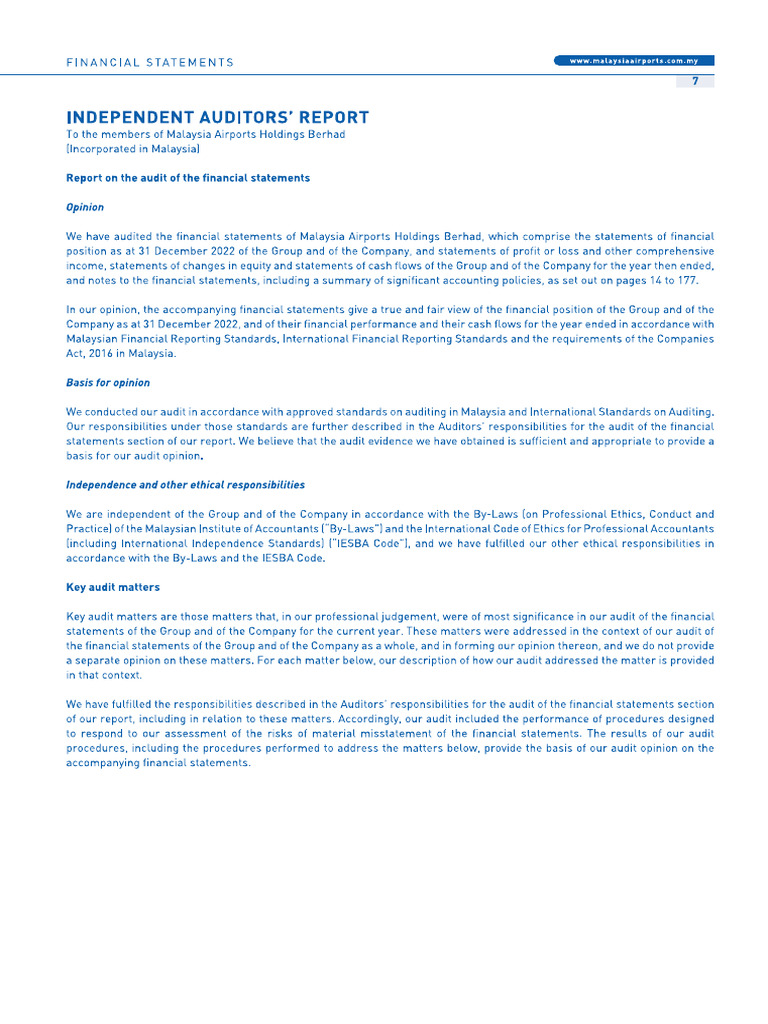 C13 Example of audit report(MAS 2022) | PDF