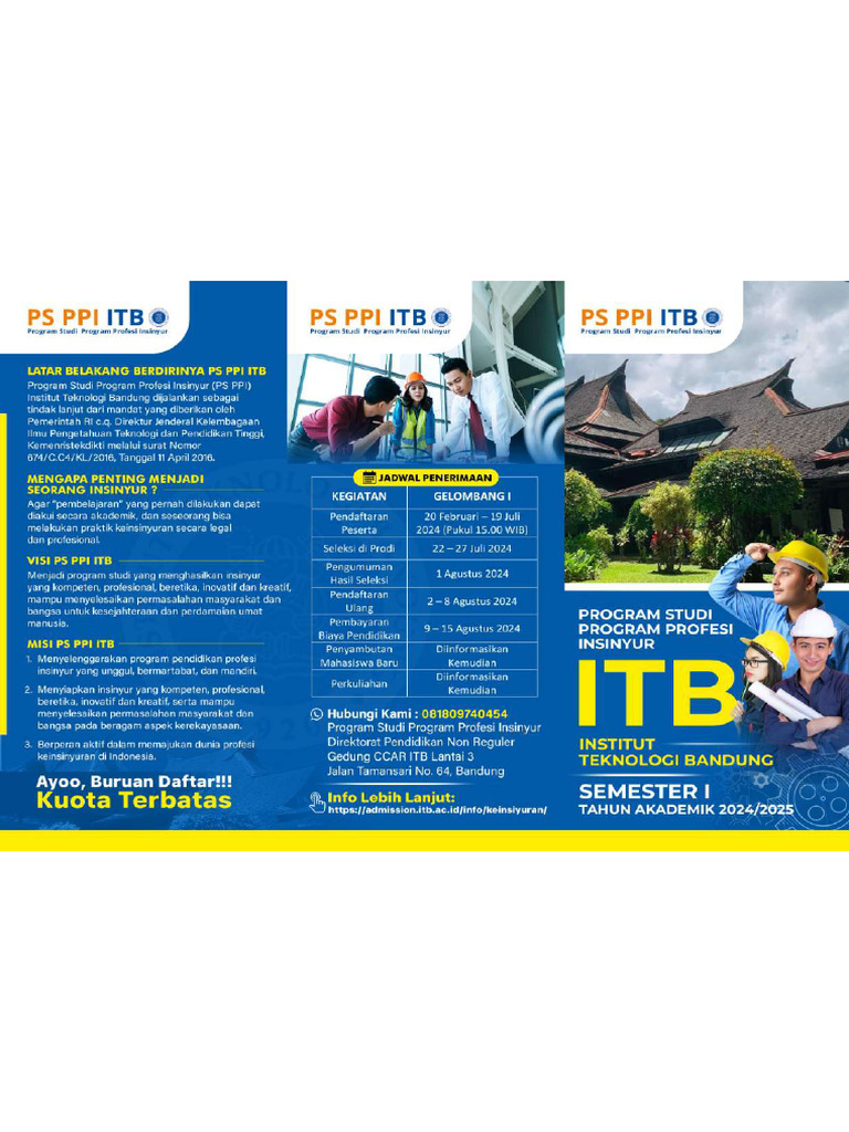 Leaflet ITB | PDF