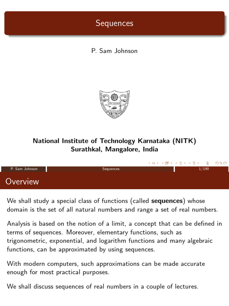Sequences | Download Free PDF | Sequence | Limit (Mathematics)