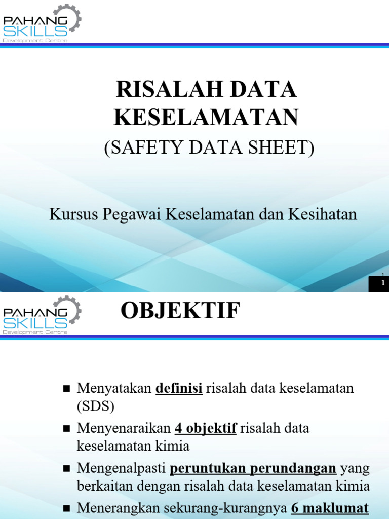 8 - Risalah Data Keselamatan Kimia | PDF