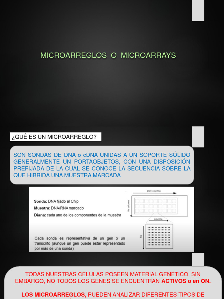 MICROARRAYS 23 | PDF | Adn Microarray | Gene