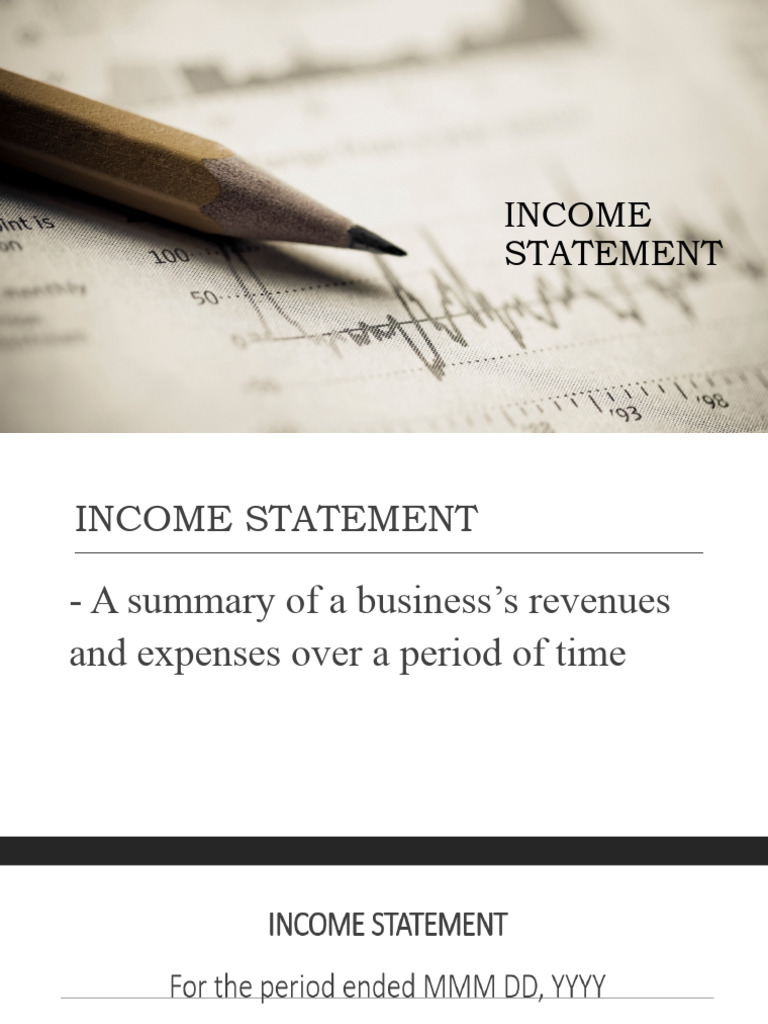 Income Statement | PDF