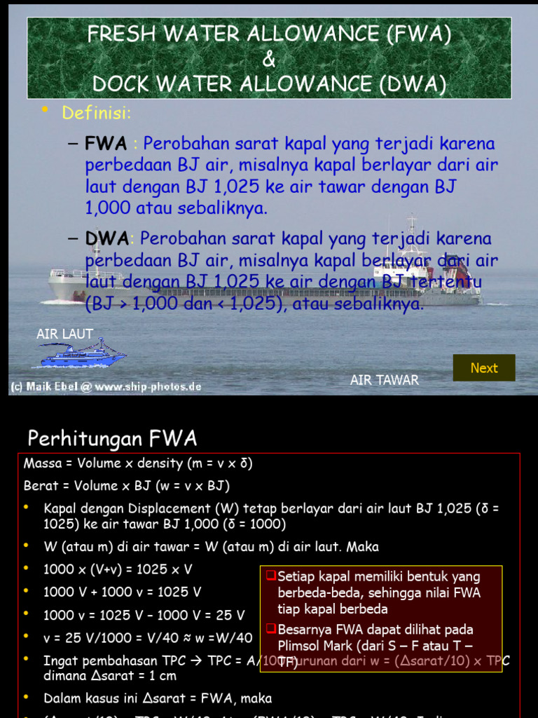 Fwa & Dwa | PDF