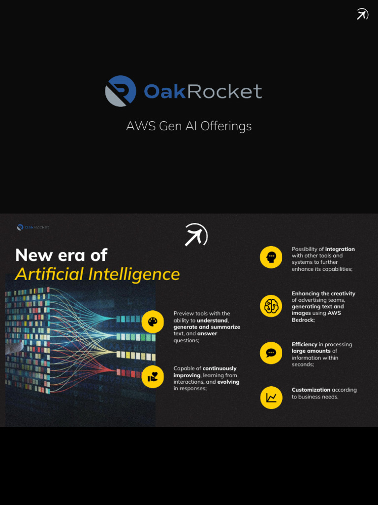 Oak-Rocket-and-Compass-Deck-2023-AWS-Gen-AI-Day | PDF | Artificial Intelligence | Intelligence ...