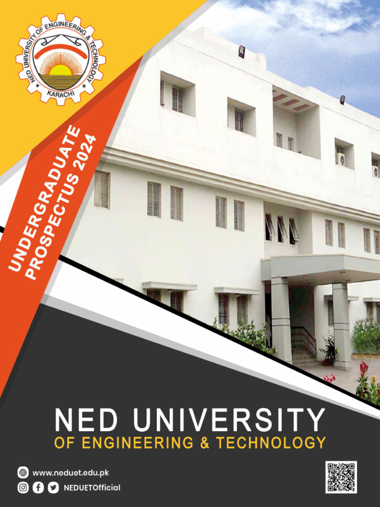 NED University Prospectus Overview | PDF | Engineering | Civil Engineering