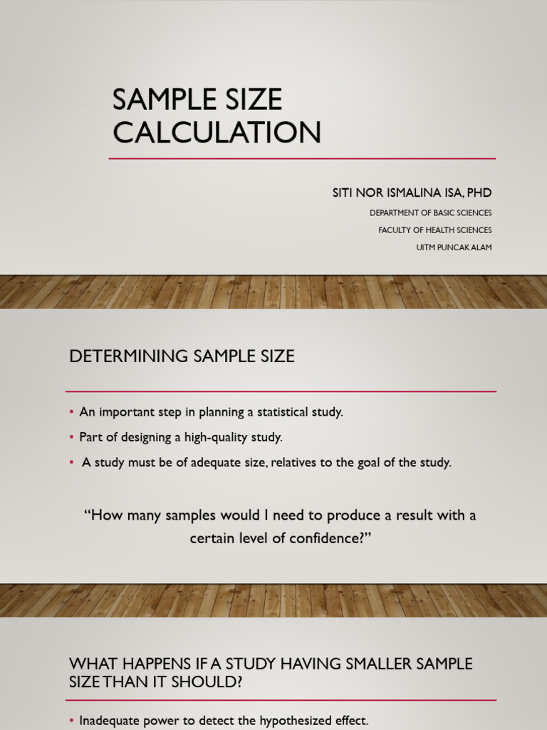 Sample Size Determination | Download Free PDF | Sample Size Determination | Confidence Interval