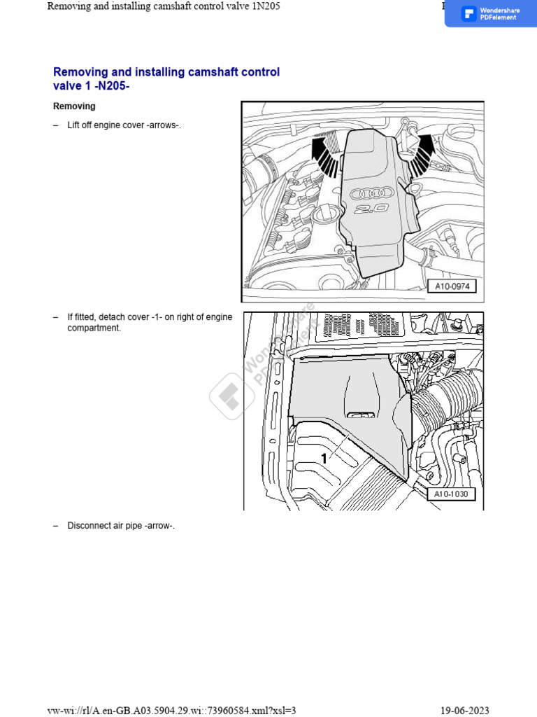 VVT Audi A4 Motor 2.0 Alt | PDF | Technology & Engineering
