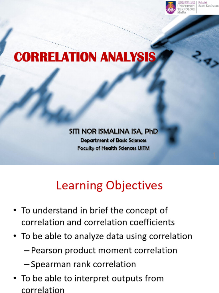 Correlation Analysis | PDF | Spearman's Rank Correlation Coefficient ...