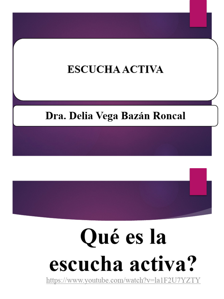 Escucha Activa 2023 | PDF | Comunicación | Las emociones