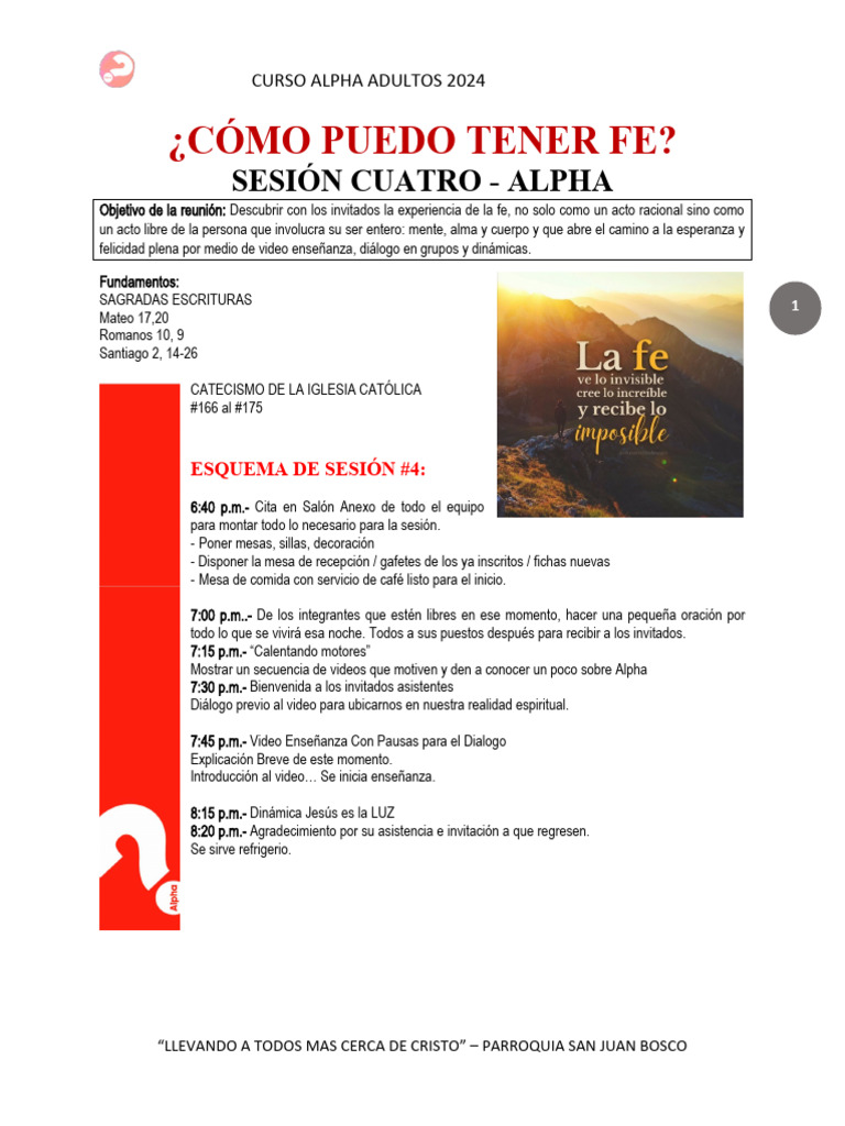 Fe Como Puedo Tener Fe | PDF | Fe | Cristo (título)