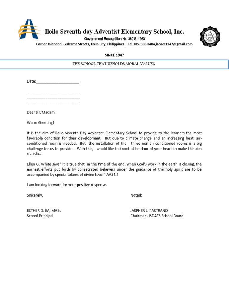 solicitation letter isdaes | Download Free PDF | Financial Endowment ...