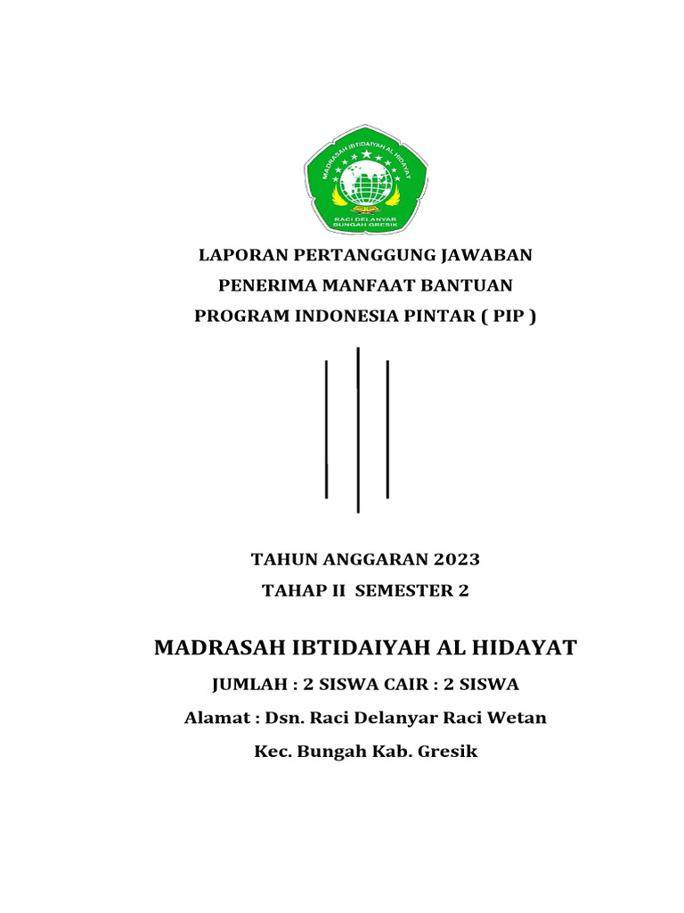 Format LPJ PIP 2022 | PDF