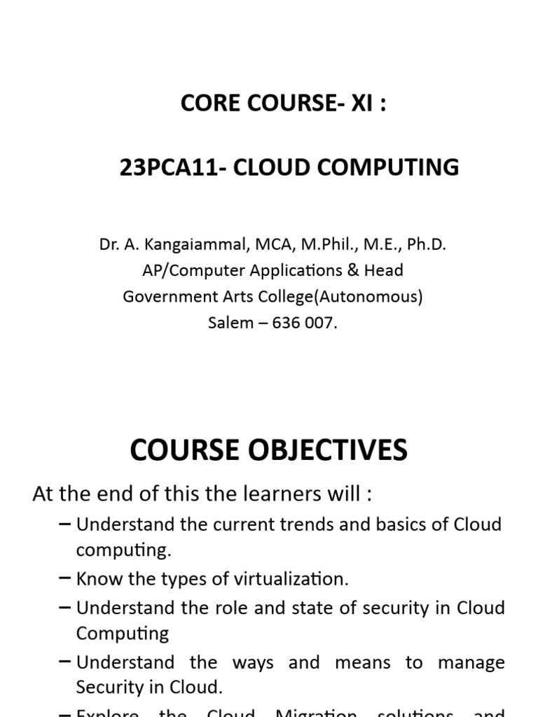 Unit-5 Cloud Computing-05!03!2024 | PDF | Cloud Computing | Security Unit-5 Cloud Computing-05!03!2024 | PDF | Cloud Computing | Security