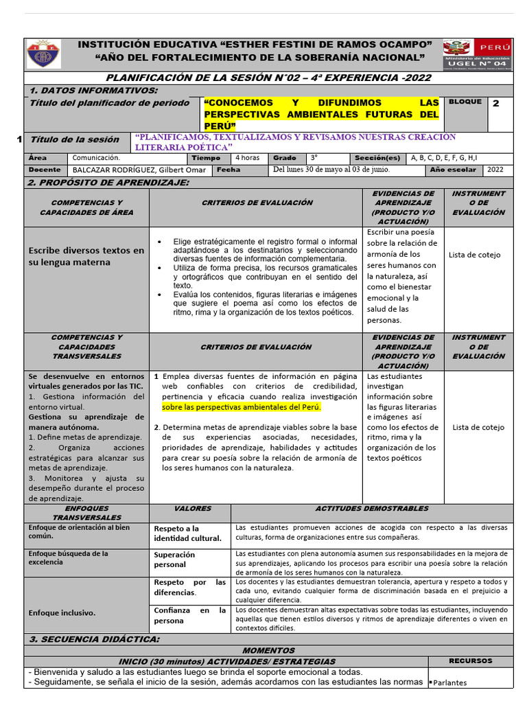 Revisamos Nuestra Poesia II | PDF | Poesía | Aprendizaje