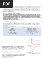 Surge and Logistic Functions Investigation | PDF | Derivative ...
