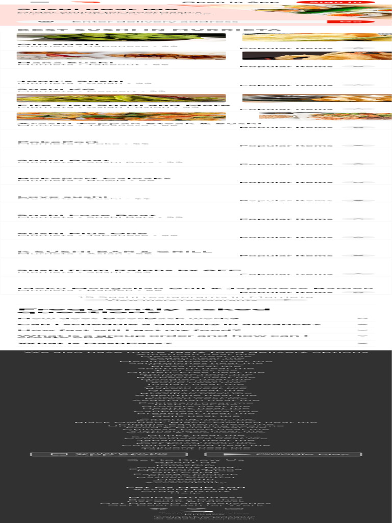 Find Sushi Near Me - Order Sushi - DoorDash | PDF | Japanese Cuisine ...