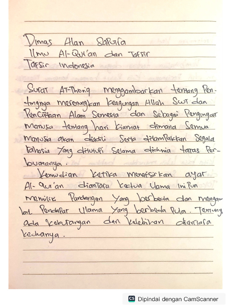 Tugas Catatan Kuliah | PDF