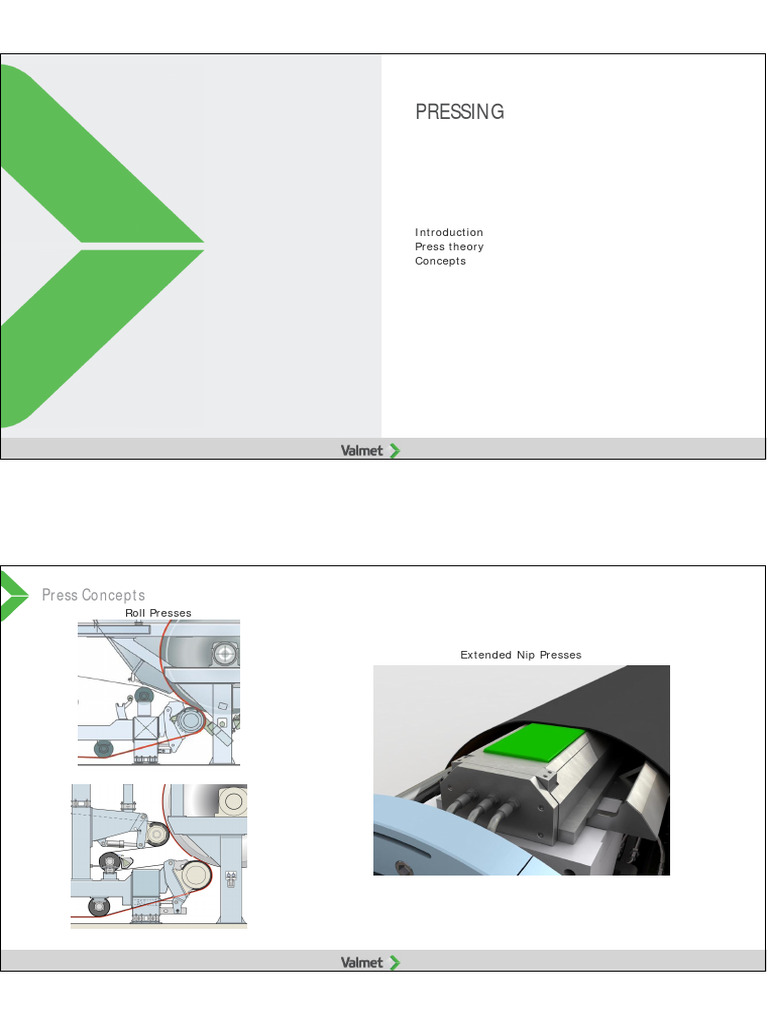 07 Pressing RevG | PDF | Pressure | Pulp (Paper)