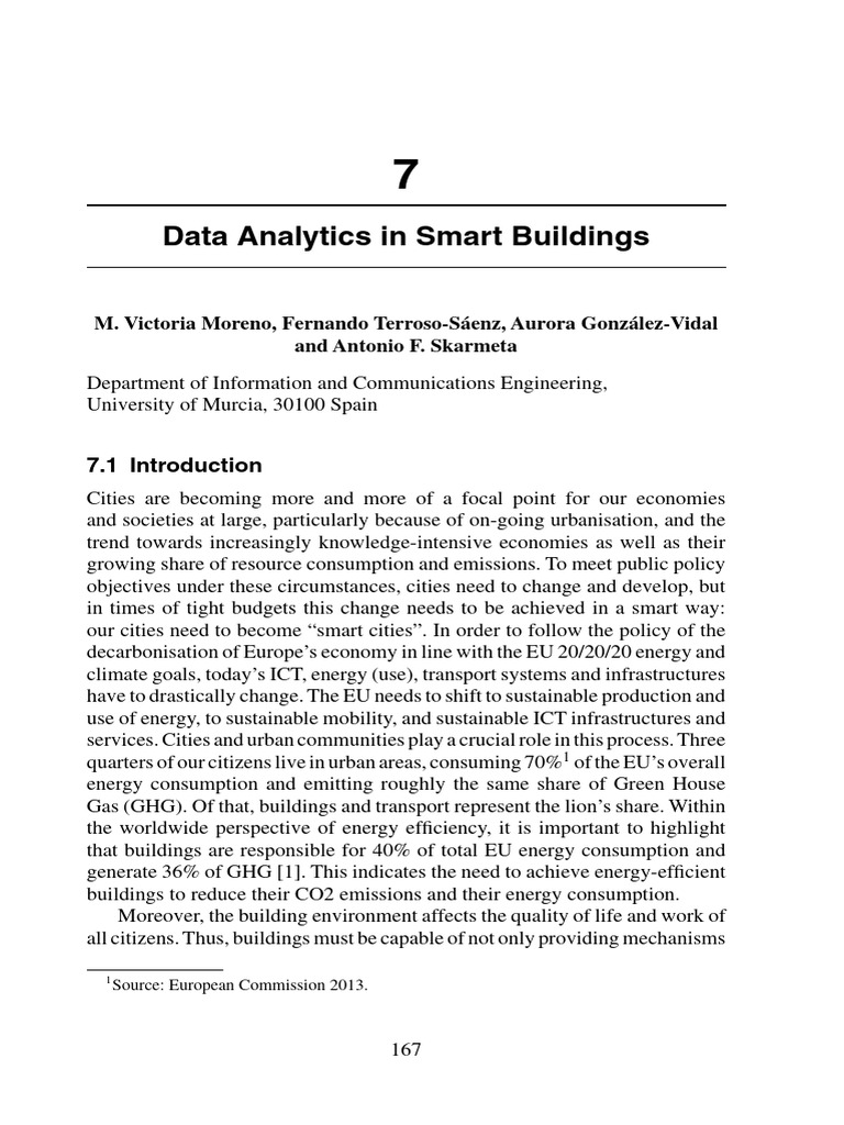 Data Analytics in Smart Buildings | PDF | Energy Conservation | Building Automation